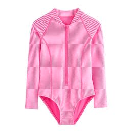 Next Badeanzug M&auml;dchen Gr&ouml;&szlig;e 134 pink / wei&szlig;