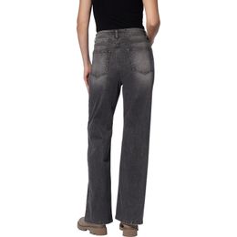 Heine Witt Damen Jeans mit weitem Bein, graphit denim, Gr&ouml;&szlig;e 46