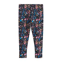 next Leggings M&auml;dchen Gr&ouml;&szlig;e 122 hellblau / koralle / pink / schwarz