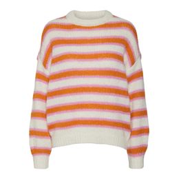 V&eacute;ro Moda Vero Moda Pullover 'Rhapsody' Damen Gr&ouml;&szlig;e S beige / orange / hellpink