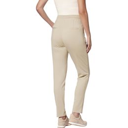 Heine Witt Damen Jogg Pants mit erh&ouml;htem Dehnbund, sand, Gr&ouml;&szlig;e 36