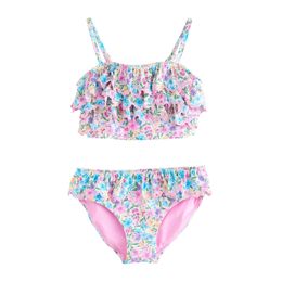 next Bikini M&auml;dchen Gr&ouml;&szlig;e 164 creme / hellblau / hellgr&uuml;n / hellpink