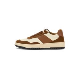 Boggi Milano Sneaker Herren Gr&ouml;&szlig;e 45 beige / braun