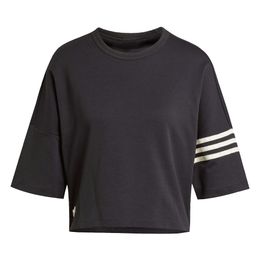 adidas originals T-Shirt 'Neuclassics' Damen Gr&ouml;&szlig;e 4XS schwarz / offwhite