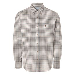 TATUUM Button Up Shirt 'Marco 4 Classic' male size XXL Dark beige / Anthracite / Off white