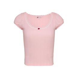 Tommy Jeans T-Shirt Damen Gr&ouml;&szlig;e XL rosa
