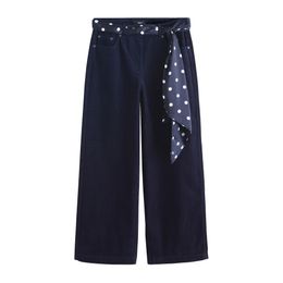 next Hose Damen Gr&ouml;&szlig;e 40 navy / dunkelblau / wei&szlig;
