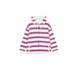 Scalpers Sweatjacke M&auml;dchen Gr&ouml;&szlig;e 128 mauve / wei&szlig;