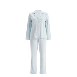 Dagi Pyjama Damen Gr&ouml;&szlig;e XXL hellblau Winterkleid