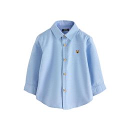 next Hemd 'Oxford' Jungen Gr&ouml;&szlig;e 80 blau / braun