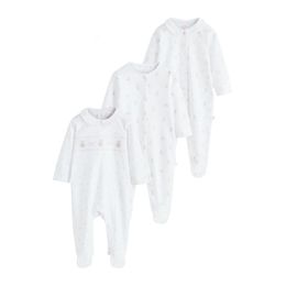 next Schlafanzug M&auml;dchen Gr&ouml;&szlig;e 86 grau / rosa / wei&szlig;