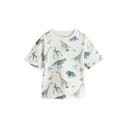 next T-Shirt Jungen Gr&ouml;&szlig;e 80 beige / greige / jade / wei&szlig;