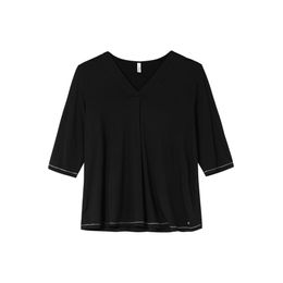 sheego Bluse Damen Gr&ouml;&szlig;e XL schwarz