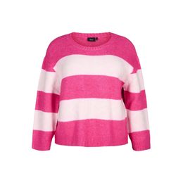 ZIZZI Pullover 'MSISMO' Damen Gr&ouml;&szlig;e XL/XXL pink / wei&szlig;