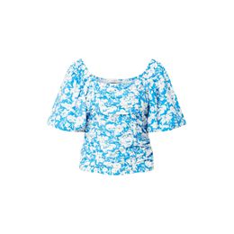 Gestuz Bluse 'Mynte' Damen Gr&ouml;&szlig;e XS blau / wei&szlig;