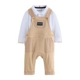 Baker By Ted Baker Set Jungen Gr&ouml;&szlig;e 62 beige / wei&szlig;
