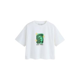next T-Shirt 'Billie Eilish' M&auml;dchen Gr&ouml;&szlig;e 166 gr&uuml;n / wei&szlig;