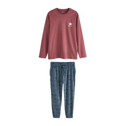 next Pyjama Herren Gr&ouml;&szlig;e S marine / saphir / burgunder