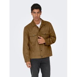 Only & Sons Only & Sons Jacke 'ONSDAMIAN' Herren Gr&ouml;&szlig;e XXL umbra