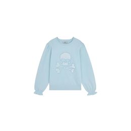 Scalpers Sweatshirt M&auml;dchen Gr&ouml;&szlig;e 116 pastellblau / hellblau