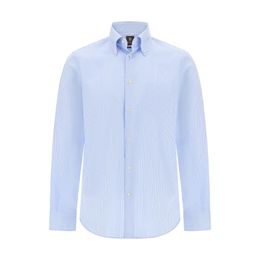 Boggi Milano Hemd Herren Gr&ouml;&szlig;e XL/XXL hellblau / wei&szlig;