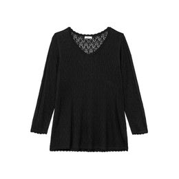 sheego Pullover Damen Gr&ouml;&szlig;e XXXL schwarz