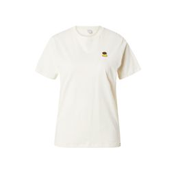 Iriedaily T-Shirt 'Quitschi' Damen Gr&ouml;&szlig;e XS gelb / knallrot / schwarz / offwhite