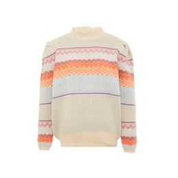 Jalene Pullover Damen Gr&ouml;&szlig;e XS/S beige / hellblau / helllila / orange