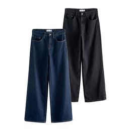 next Jeans Damen Gr&ouml;&szlig;e 30/31 dunkelblau / schwarz