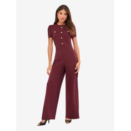 Lipsy Jumpsuit Damen Gr&ouml;&szlig;e M burgunder