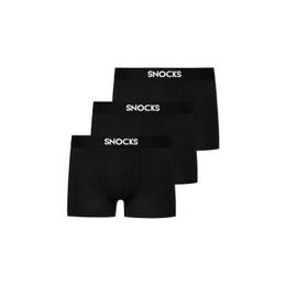 SNOCKS Boxershorts Herren Gr&ouml;&szlig;e L schwarz