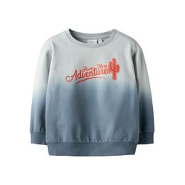 name it Sweatshirt 'NMMHAKKI' Jungen Gr&ouml;&szlig;e 122/128 opal / pastellblau / hummer