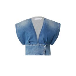 Iro Bluse Damen Gr&ouml;&szlig;e L blue denim