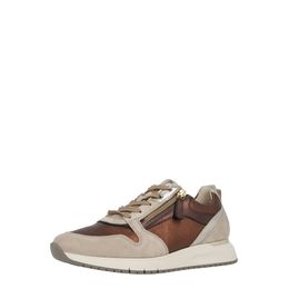Gabor Sneaker Damen Gr&ouml;&szlig;e 38 sand / schoko / bronze