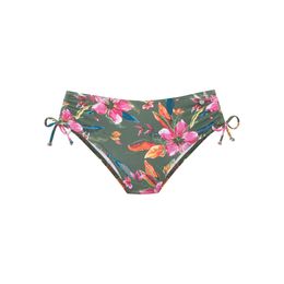 LASCANA Bikini Bottoms female size L Blue / Olive / Orange / Pink