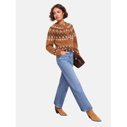 Friends Like These Strickjacke Damen Gr&ouml;&szlig;e M beige / cognac