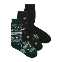 Jack & Jones Jack & Jones Socks 'JACMISTLETOE' male Blue, Green, Black size One Size