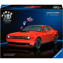 Ravensburger Kinder 3D-Puzzle "Iconics: Dodge Chall. R/T Scat Pack Widebody"bunt, B:25,9cm H:7,6cm T:11,3cm, Puzzles, Made in Europe