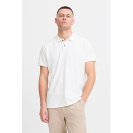 Poloshirt Blend "BHEric", Herren, Gr. XL, snow wei&szlig;, Web, 100% Baumwolle, unifarben, Basic, regular fit normal, V-Ausschnitt, normaler Saum, Shirts, Klassisches Poloshirt