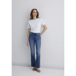 Mavi Damen Bootcut-Jeans "MARIA"schwarz brushed str, Gr. 29, 87% Baumwolle, 11% Recyceltes Polyester, 2% Elasthan, Jeans, Bootcut Jeans