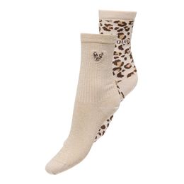 Only Socken 'ONLOlivia' M&auml;dchen Gr&ouml;&szlig;e 19/32 beige / braun / schwarz