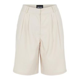 Pieces Pleat-Front Pants female Beige size L