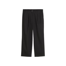 Marc O'Polo Damen Chinohose "mit recyceltem Polyester und Viskose", schwarz, Gr. L, MARC O'POLO DENIM, unifarben, Obermaterial: 63% Polyester, 34% Viskose, 3%