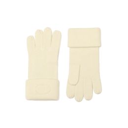Coach Full Finger Gloves female White size L/XL