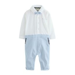 Baker By Ted Baker Romper/Bodysuit boy Blue size 6-9 mths