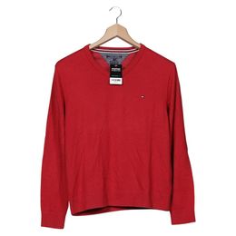 Tommy Hilfiger Pullover Herren Gr&ouml;&szlig;e XL Second Hand rot