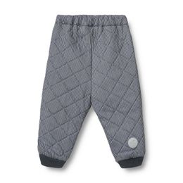 Wheat M&auml;dchen Stoffhose "Wheat Thermo Pants Alex", grau, Gr. 74, unifarben, 100% Polyester (Recycelt), Hosen