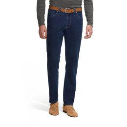 MEYER Herren 5-Pocket-Jeans "Dublin", blau, Gr. 40, unifarben, 97% Baumwolle, 3% Elasthan, Jeans, aus Stretch-Denim mit Dehnbund