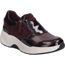 Josef Seibel Damen Sneaker "Lissi 04, bordeaux", Gr. 40, rot, Obermaterial: 80% Rindsleder Leather cow. 20% Textilmaterial TEXMAT., Schuhe