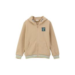 s.Oliver Zip-Up Hoodie boy Beige size 140
